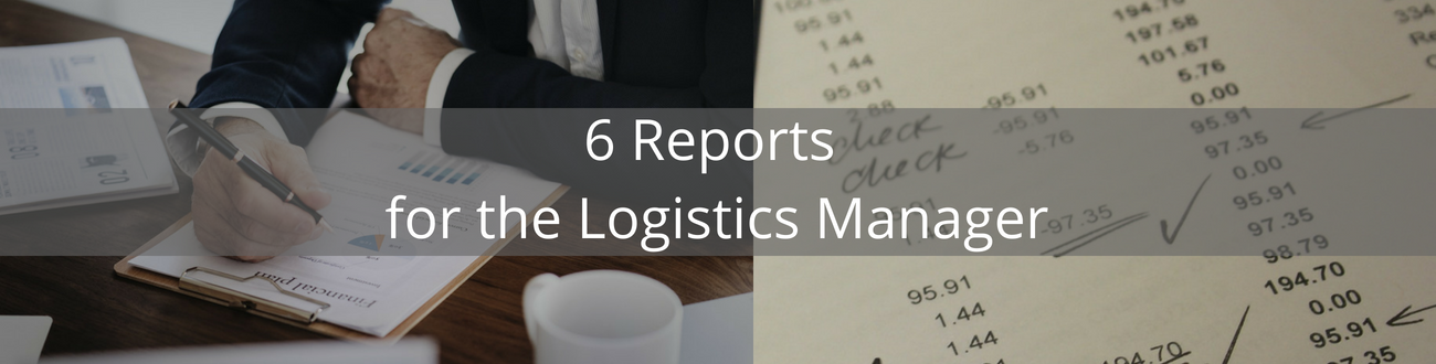 6 Reports for a Logistics Manager I FluxVision WMS